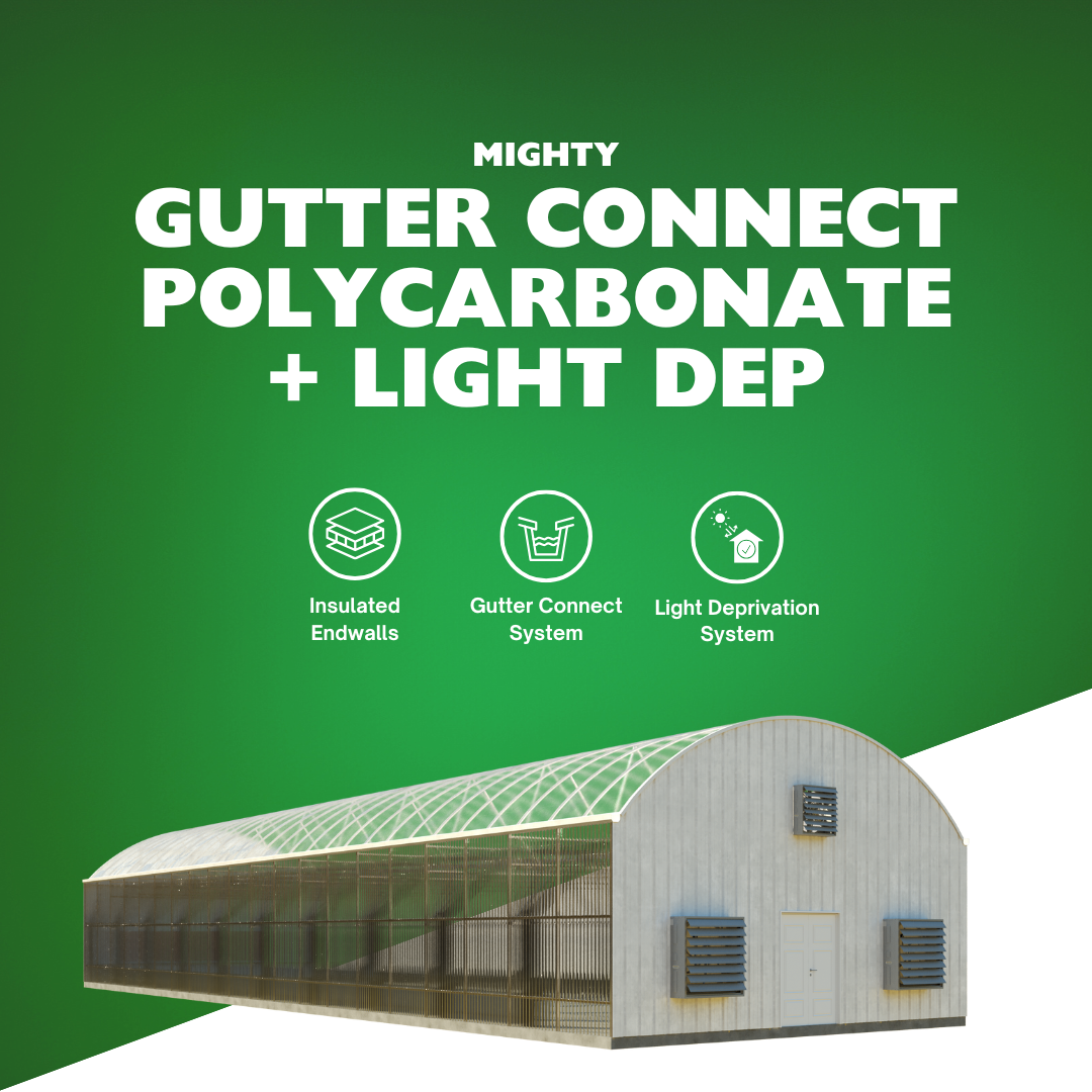 Gutter Connect Polycarbonate + Light Dep – A Strong Start for Cultivation